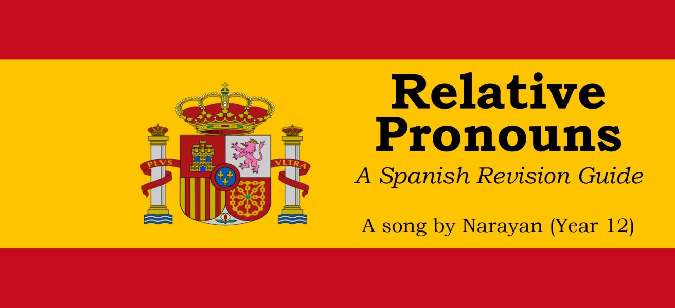 Relative Pronouns in Spanish – The GSAL Journal